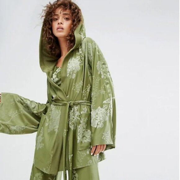 Puma | Jackets & Coats | Puma X Fenty By Rihanna Boxing Robe In Olive ...
